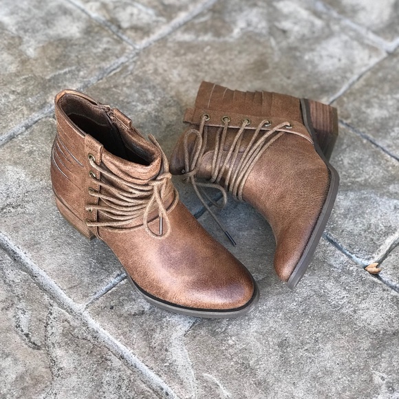 Urban Outfitters | Shoes | Rope Lace Slashed Distressed Ankle Boots ...